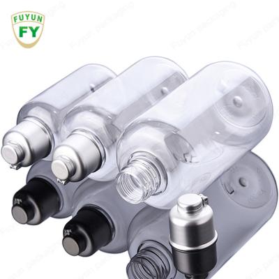 China BPA Free Recyclable 300ml Toner Plastic Bottle With Silver Cap for sale