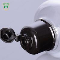 China 10.14oz Amber Clear Shampoo Lotion Bottle With Flip Top Cap for sale