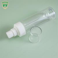 China 120ml 150ml Empty Cosmetic Spray Plastic Bottle With White Pump for sale