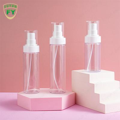 China 120ml 150ml Empty Cosmetic Spray Plastic Bottle With White Pump for sale