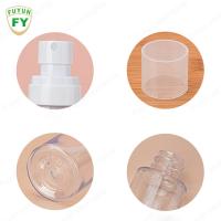 China 80ml 100ml Skincare Cosmetic Spray Bottle Flat Shoulder for sale
