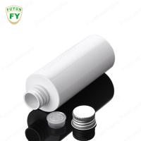 China 200ml White Color Toner Liquid Plastic Bottle With Sliver Screw Cap for sale