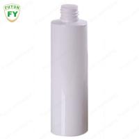China 200ml White Color Toner Liquid Plastic Bottle With Sliver Screw Cap for sale
