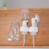 China Hot Stamping 150ml Foam Pump Bottle With Silicone Brush Head for sale