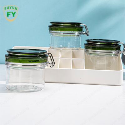 China Wide Mouth 50ml 100ml Plastic Packaging Jars For Eye Facial Cream for sale