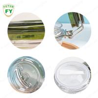 China Wide Mouth 50ml 100ml Plastic Packaging Jars For Eye Facial Cream for sale