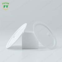 China Fuyun 15ml 30ml 50ml plastic acrylic cosmetic jar with silver cap for sale