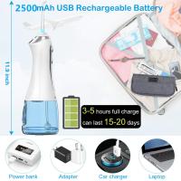 China Dental Battery Operated Water Flosser Electric With Detachable Reservoir for sale