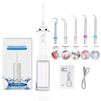 China Cordless Mini Dental Oral Irrigator , 200ml Smart Dental Water Jet for sale
