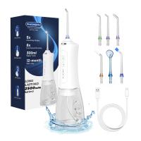 China IPX7 Grade 5 Modes Portable Water Flosser Oral Irrigator Teeth Cleaning Cordless Water Flosser for sale