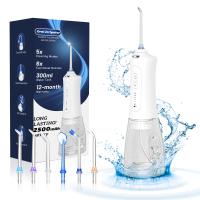 China 300ML Rechargeable Travel Irrigation Cleaner Water Dental Flosser Teeth Pick 5 modes for sale