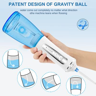 China Portable Handheld Dental Water Flosser IPX7 Waterproof 30 Days Battery Life Large Tank for sale