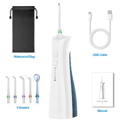 China Multi Nozzles High Pressure Water Flosser for Oral Irrigation and Teeth Cleaning for sale