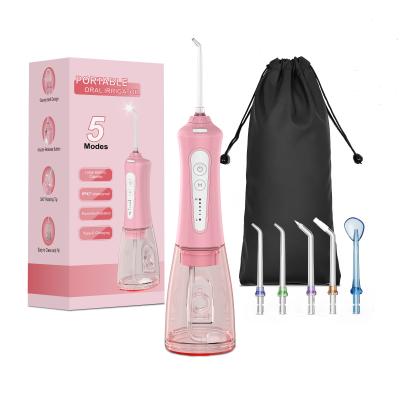China Outdoor Oral Care Water Flosser with Large Capacity Rechargeable Portable Teeth Cleaner for sale