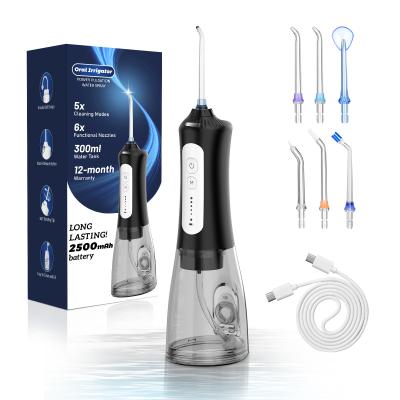 China Household Smart Dental Portable Electric Water Jet Flosser for Teeth Clean for sale