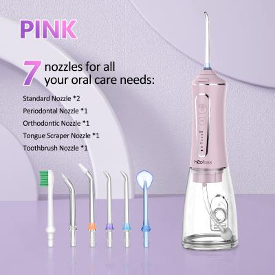 China Customized Logo Water Dental Flossers Cordless Teeth Cleaning Electric Water Pick Jet Oral Irrigator for sale