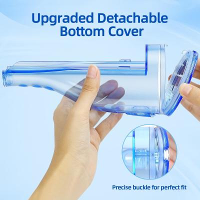 China Portable Cordless Oral Irrigator 310ML Rechargeable Irrigation Cleaner IPX7 Waterproof Electric Waterflosser Flossing Machine for sale