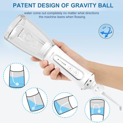 China Rechargeable Electric Water Flosser Dental Oral Irrigator Portable Teeth Cleaning Home Use for sale
