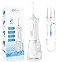China Home And Travel Portable Electric Dental Flosser 5 Modes With Replaceable Brush Head For Teeth for sale