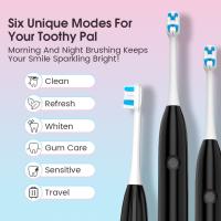 China Best Hot Sell Ivismile Blue Light Whitening Led Portable Travel Smart Toothbrush Electric With Brush And Charger for sale