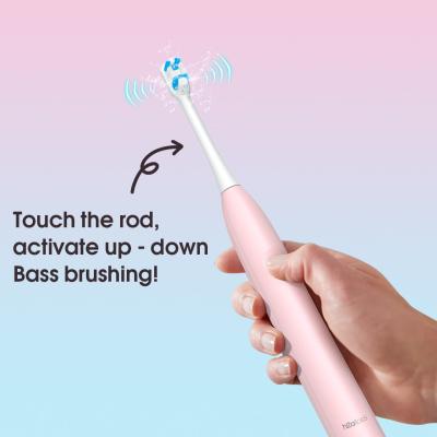 China Soft Bristle Electric Toothbrush ABS Plastic Rechargeable IPX7 Waterproof Travel-Friendly Teeth Whitening Sonic Technology for sale