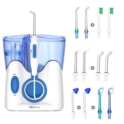 China OEM/ODM Professional Portable Desktop Oral Dental Irrigator Teeth Gums White Black Water Flosser for Multiple Plastic Household for sale