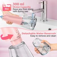 China Portable Rechargeable Water Flosser Clean Desktop Water Flosser Custom Cordless Teeth Travel Water Flosser Manufacturer for sale
