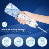 China Custom LOGO Cordless Oral Dental Irrigator with 5 Modes Portable Teeth Cleaner Water Flosser Jet for sale