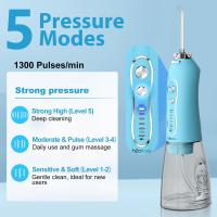 China Professional Oral Irrigator Rechargeable Portable Dental Irrigator Teeth Clean Oral Dental Floss Water Jet Irrigator for sale