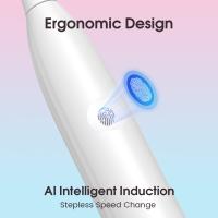 China USB Rechargeable Ultrasonic Electric Toothbrush Adults Portable Travel Sonic Toothbrush for sale