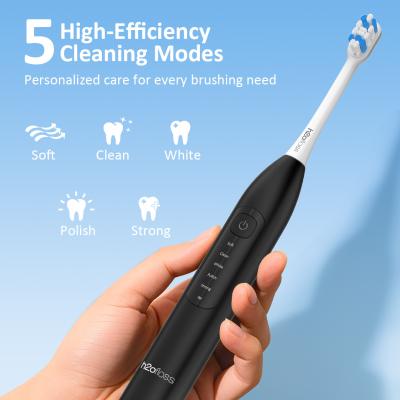 China Sonic Electric Toothbrush USB Rechargeable Tooth Brush Adult Electronic Washable Whitening Teeth Brush for sale
