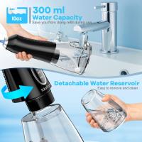 China Advanced Portable Dental Water Flosser Rechargeable USB Power Household Oral Care Cleaning Irrigator IPX7 Cordless Handle for sale