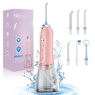 China Wholesale Cordless Portable Water Flosser Electric Dental Floss Irrigator With LED Display for sale