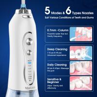 China Portable Cordless Water Dental Flosser with Removable Water Tank & Protective Case for Home & Travel Cleaning for sale
