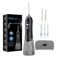 China Customizable Logo Colour Large Capacity 300ML Handheld Oral Irrigator Electric Dental Water Flosser F600 with 6 Nozzles for sale