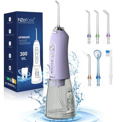 China Portable Water Flosser Cordless Oral Cleaner Dental Irrigator With Massage Function CE Certificate Waterpulse for sale