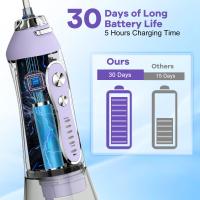China Portable Water Flosser Cordless Oral Cleaner Dental Irrigator With Massage Function CE Certificate Waterpulse for sale