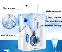 China Portable 2 in 1 Water Flosser with 300ML Capacity and 30 Days Battery Life for Teeth Cleaning for sale