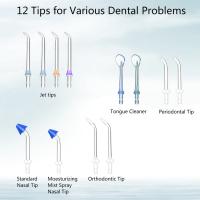 China Professional Countertop Water Flosser with 30-110PSI Adjustable Water Pressure 45W Power Supply and 1 Year Warranty for sale