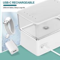 China H2ofloss Portable Oral Irrigator with 570ml Water Tank 2500mAh Battery and 5 Nozzles for Effective Dental Cleaning for sale