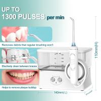 China H2ofloss Portable Oral Irrigator with 570ml Water Tank 2500mAh Battery and 5 Nozzles for Effective Dental Cleaning for sale