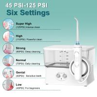 China H2ofloss Portable Oral Irrigator with 570ml Water Tank 2500mAh Battery and 5 Nozzles for Effective Dental Cleaning for sale