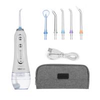 China Cordless Plus Portable Water Flosser Teeth Cleaner ABS Material for sale