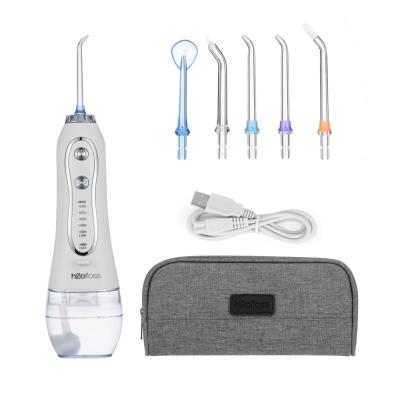 China Cordless Plus Portable Water Flosser Teeth Cleaner ABS Material for sale