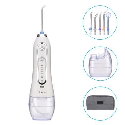 China 300ml Reservoir Electric IPX7 Waterproof Water Flosser Rechargeable For Travel for sale