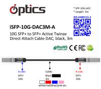 China SFP-10G-DAC3M-A 10G SFP+ To SFP+ DAC(Direct Attach Cable) Cables (Active) 3M ACC Dac Cable Sfp+ for sale