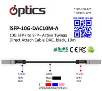 China SFP-10G-DAC10M-A 10G SFP+ to SFP+ DAC(Direct Attach Cable) Cables (Active) 10M ACC 10G SFP+ DAC for sale
