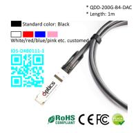 China 200G QSFPDD to 4x50G QSFP28 Breakout DAC(Direct Attach Cable) Cables (Passive) 1M 200G QSFPDD DAC for sale