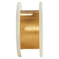 China High Temperature Resistance Gold Plated Tungsten Wire Stable Electrical Performance for sale