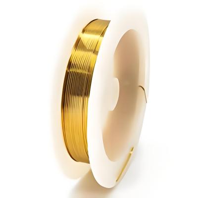 China Gold Plated Copper Wire for Electronic Components and Conductive Slip Rings with High Elasticity and Corrosion Resistance for sale